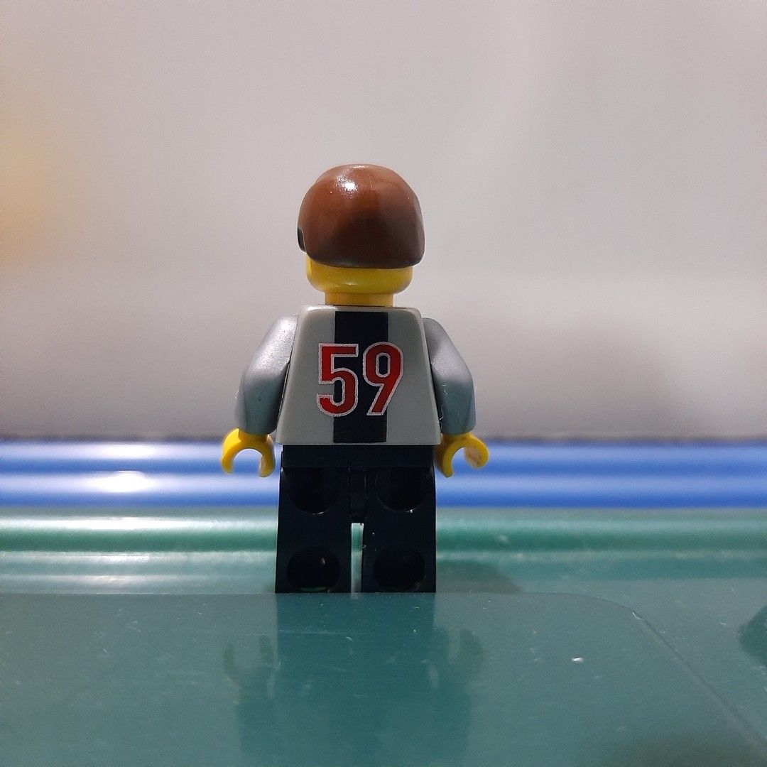 Lego coca cola coke soccer silver minifigure on Carousell