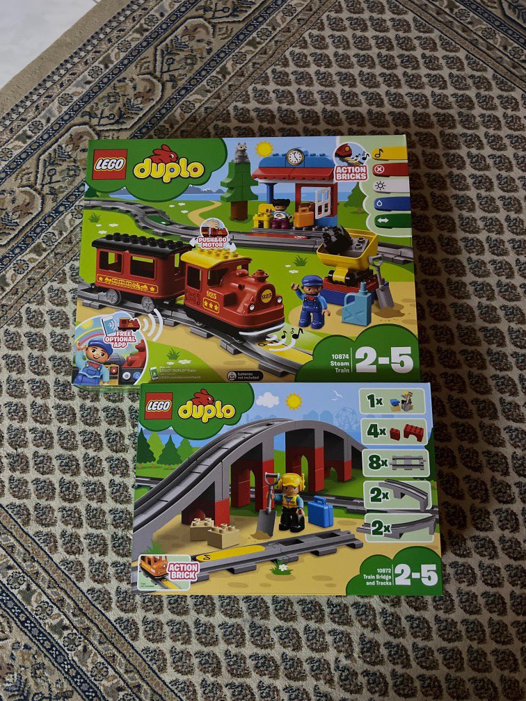 Lego Duplo Train Set, Hobbies & Toys, Toys & Games on Carousell