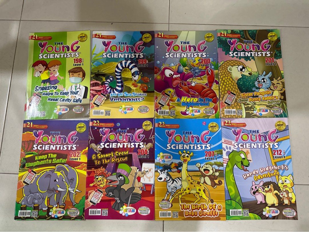 Level 1 Young Scientists (#139-#212), Hobbies & Toys, Books & Magazines, Comics & Manga on Carousell