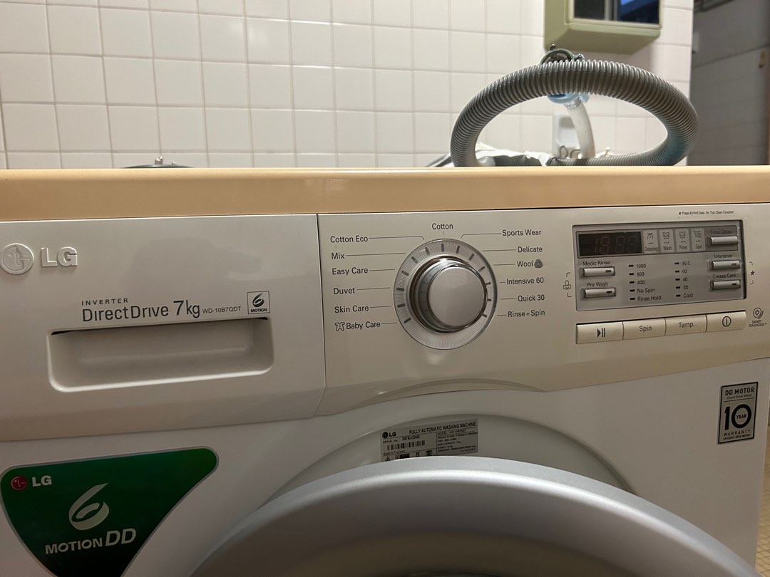 LG Inverter Direct Drive 7kg Washing Machine, TV & Home Appliances ...