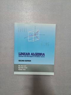 Linear Algebra Textbook, Hobbies & Toys, Books & Magazines, Textbooks ...