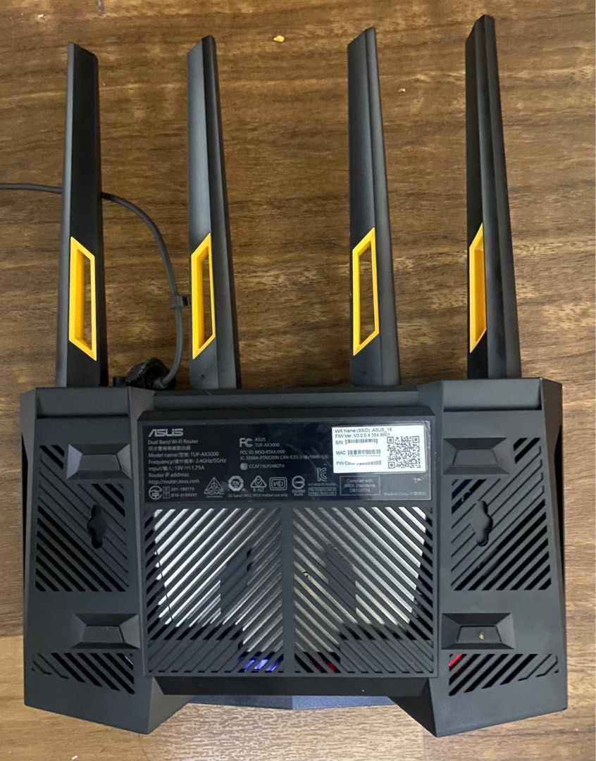 [Local telco set] Asus TUF Gaming AX3000 (TUF-AX3000) router, Computers ...