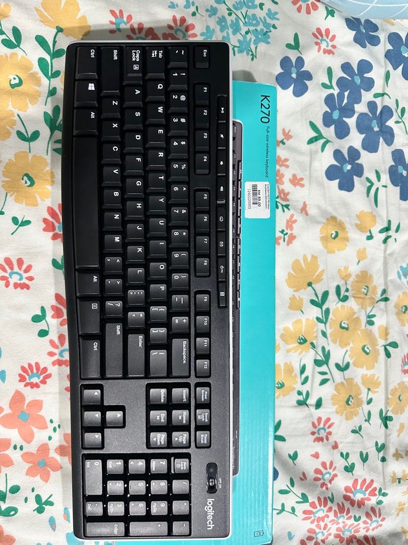 Logitech K270 full-size wireless keyboard, Computers & Tech, Parts & Accessories, Computer ...