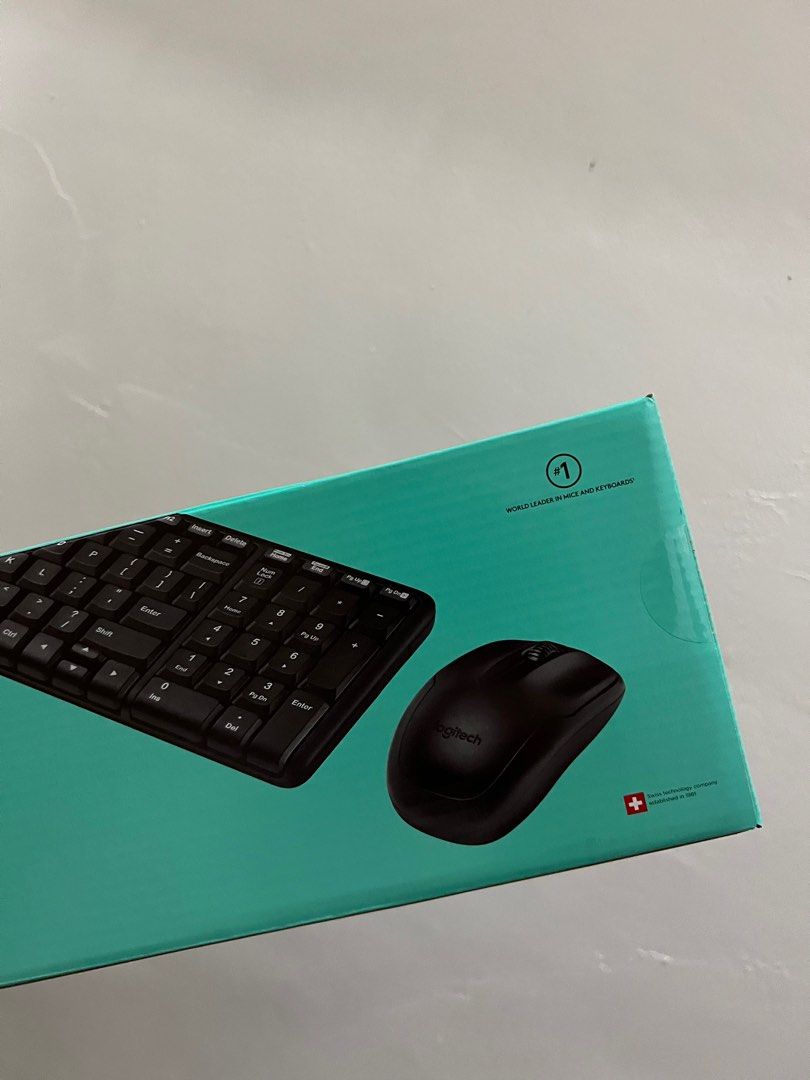 Logitech Mk215 Wireless Set Keyboard And Mouse Computers And Tech Parts And Accessories Computer