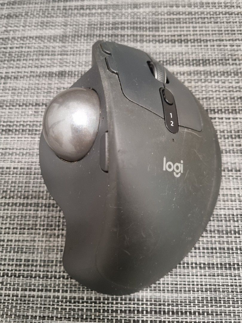 Logitech MX Ergo Advanced Bluetooth Wireless Ergonomic Trackball Mouse ...