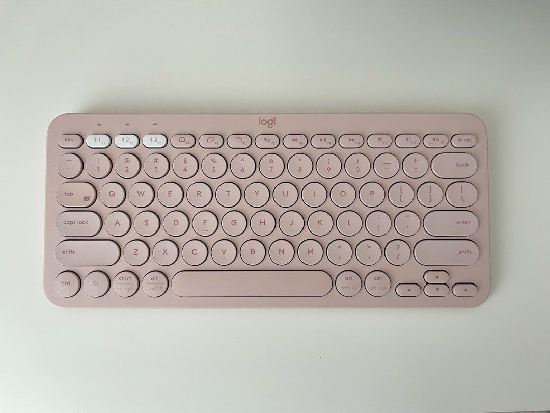 Logitech Wireless Keyboard K380 (Pink) on Carousell