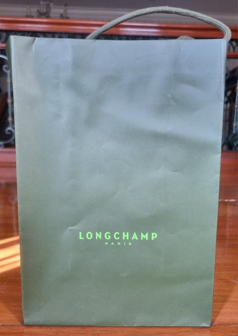 LONGCHAMP PAPER BAG, Luxury, Bags & Wallets on Carousell