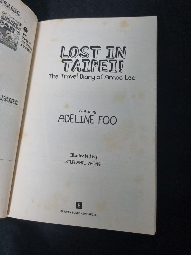 Lost In Taipei ! - The Travel Diary of Amos Lee by Adeline Foo, Hobbies ...