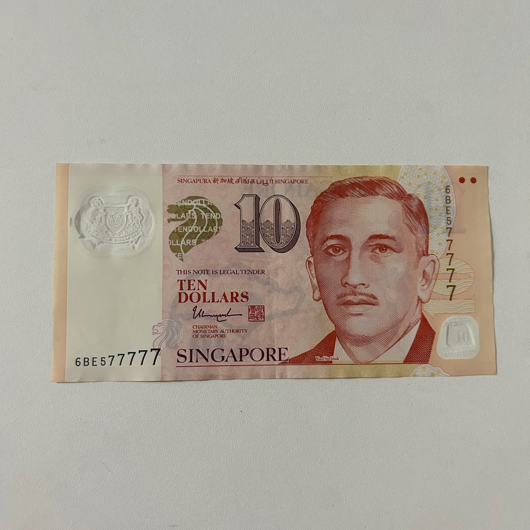 Lucky Number $10 Note, Hobbies & Toys, Memorabilia & Collectibles ...