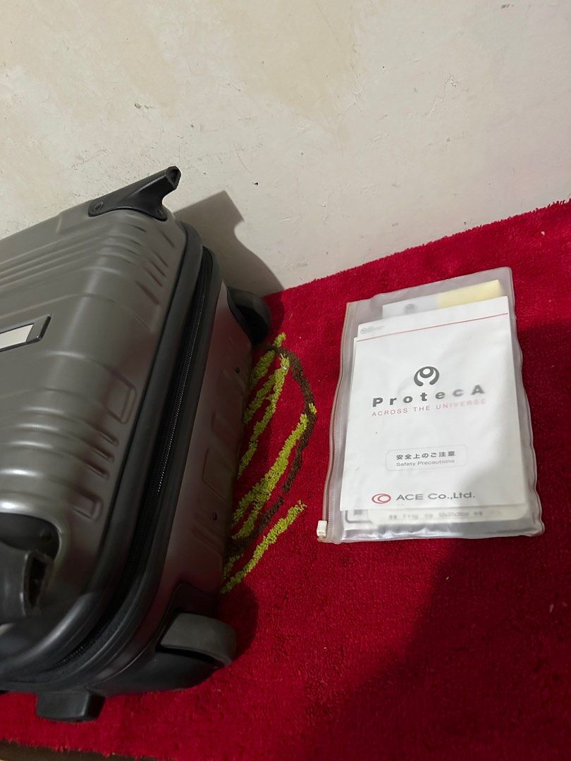 Luggage (Proteca) brand with key TSA approved cabin size / hand carry, Hobbies & Toys, Travel ...