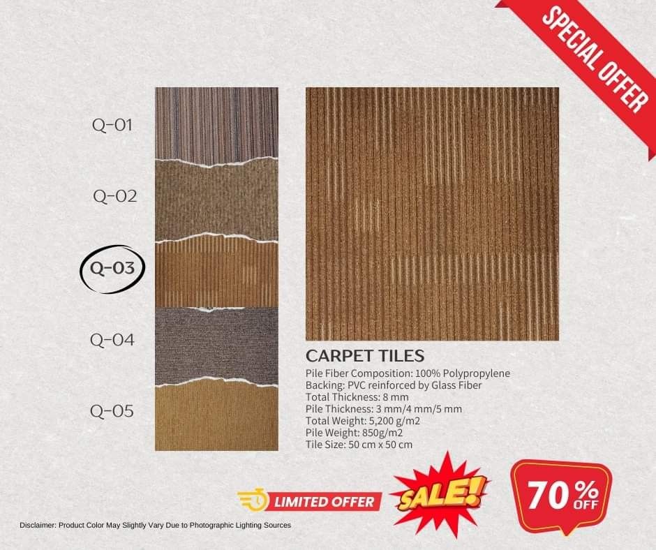 Mall Pullout Carpet Tiles, Furniture & Home Living, Home Decor, Carpets ...