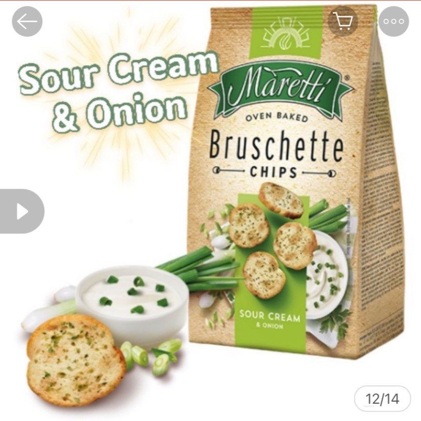 Maretti Oven Baked Bruschette Chips Assorted Flavours, Food & Drinks ...