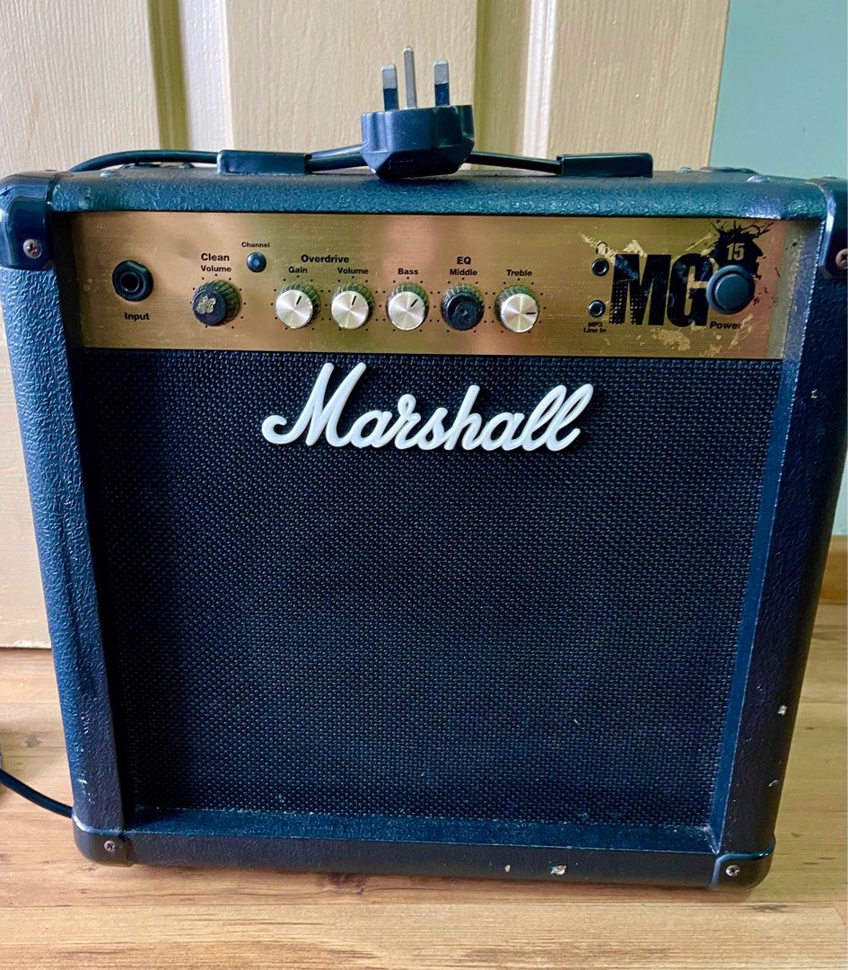 Marshall MG15 Guitar Amp 15W, Audio, Soundbars, Speakers & Amplifiers ...