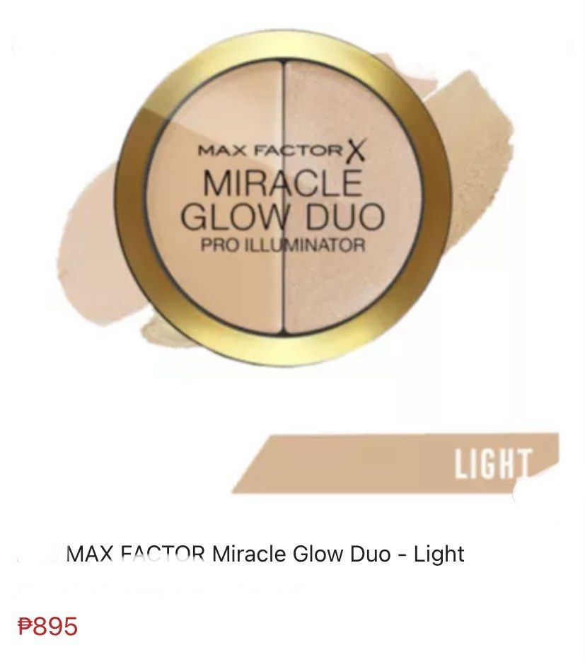 Max Factor glow duo pro illuminator on Carousell