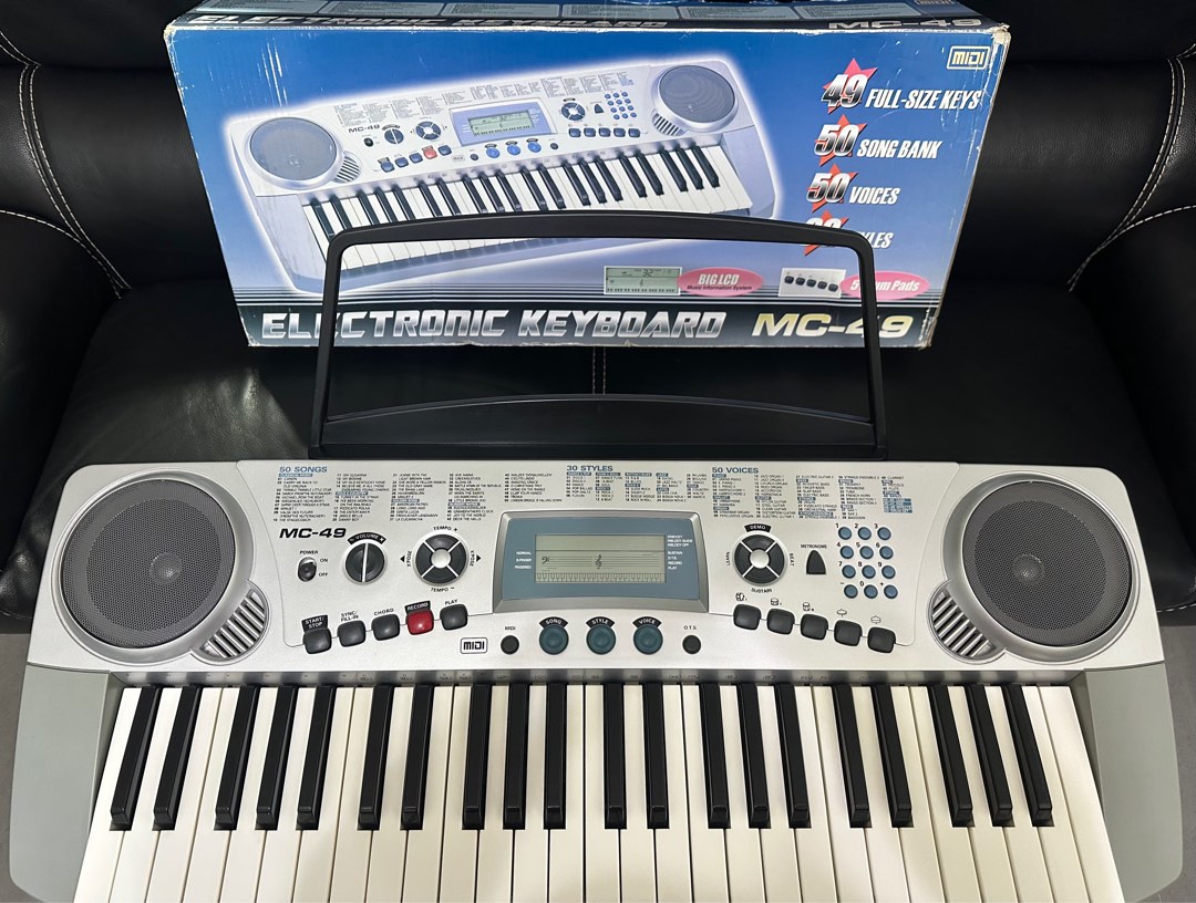 Medeli 電子琴ELECTRONIC KEYBOARD MC-49 連盒 (49鍵) (購自青苗琴行), 興趣及遊戲, 音樂、樂器 & 配件, 樂器 - Carousell