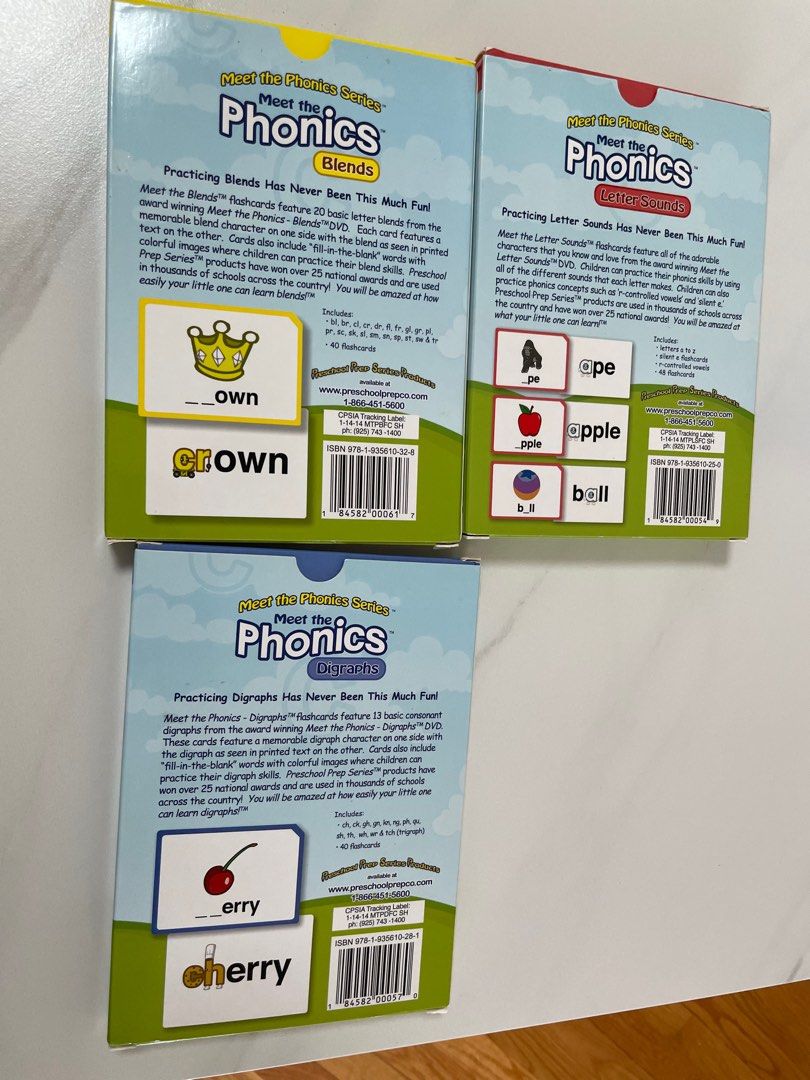 Meet the Phonics Easy Reader, Flashcards, workbooks(超值), 興趣及遊戲, 書本 & 文具 ...