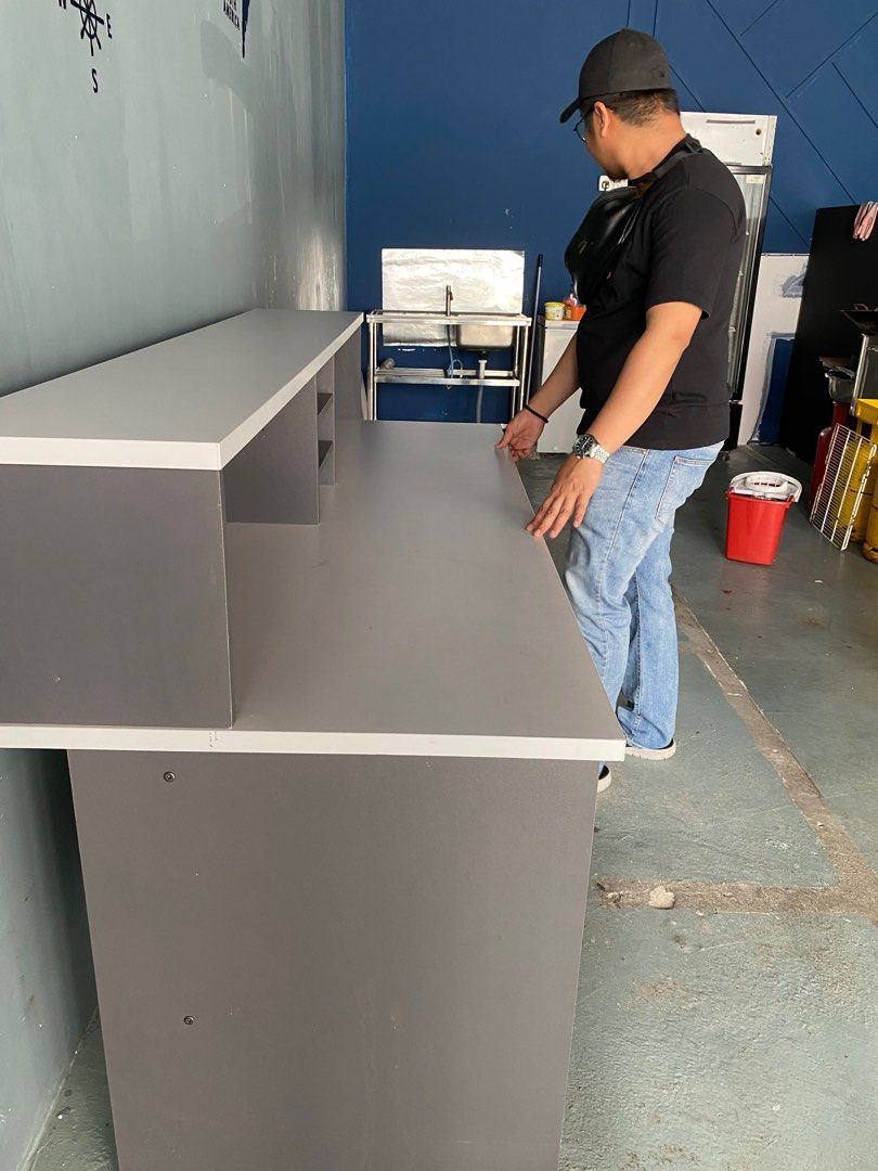 Meja Kaunter / Reception Counter / reception desk, Computers & Tech ...