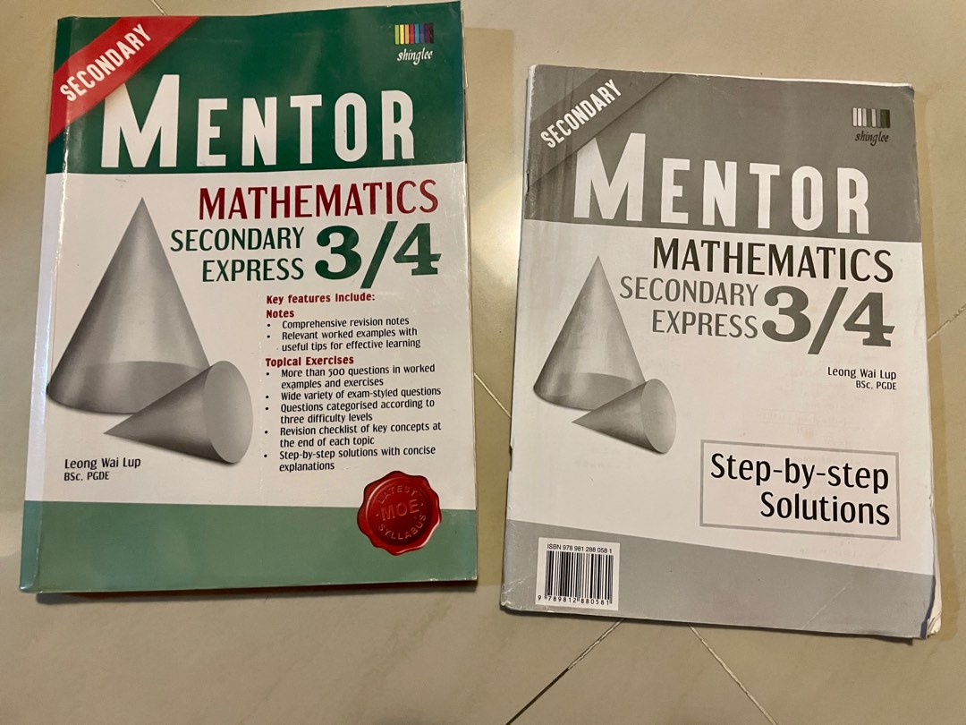 Mentor math sec 3/4, Hobbies & Toys, Books & Magazines, Assessment ...