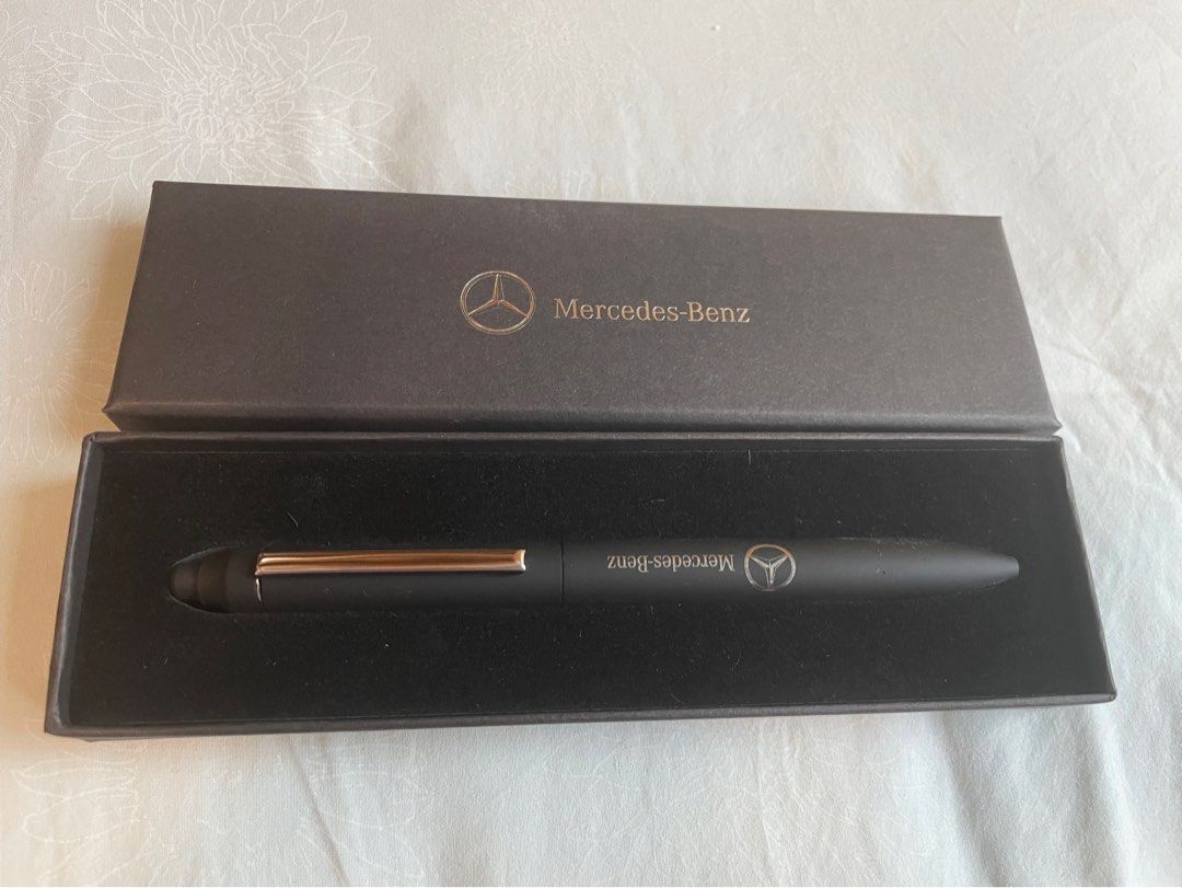Mercedes-Benz ballpoint pen, 興趣及遊戲, 手作＆自家設計, 文具 - Carousell