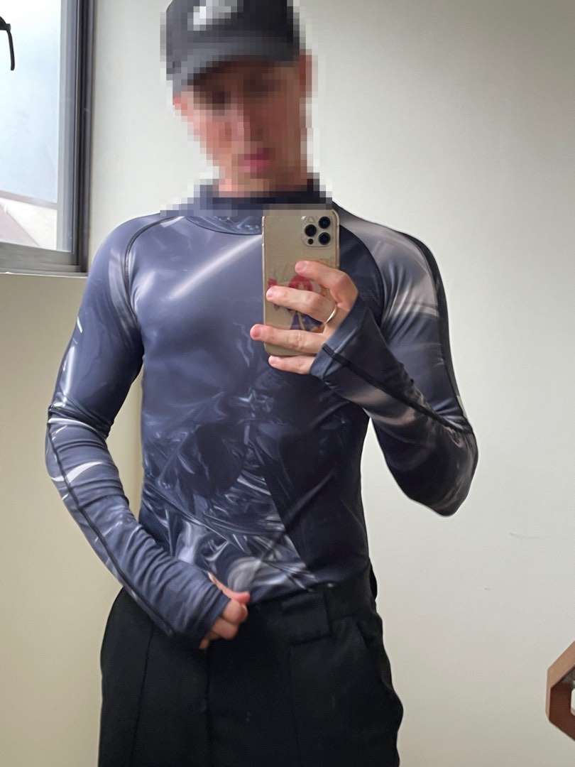 Mesh cyberpunk top, Men's Fashion, Tops & Sets, Tshirts & Polo Shirts ...