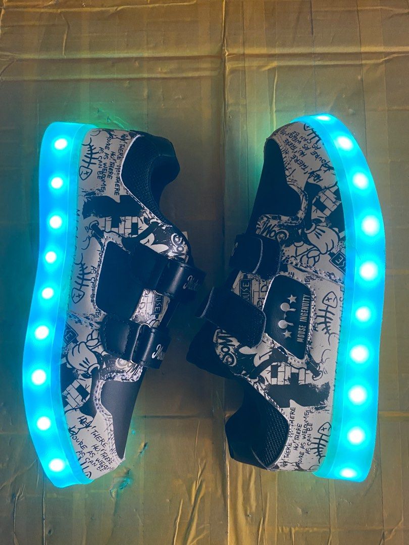 Disney Mickey Mouse kids/children shoes with lights, Babies & Kids ...