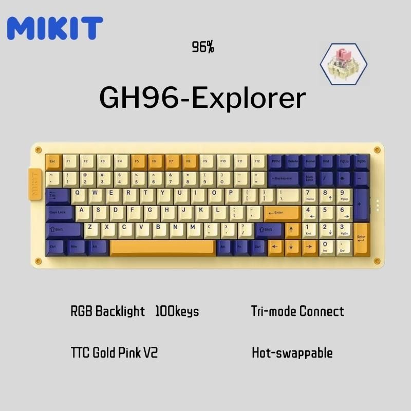 Mikit CL80, DK65, GH96 & T80 | Prebuilt Mechanical Keyboard | 65%, 80% ...
