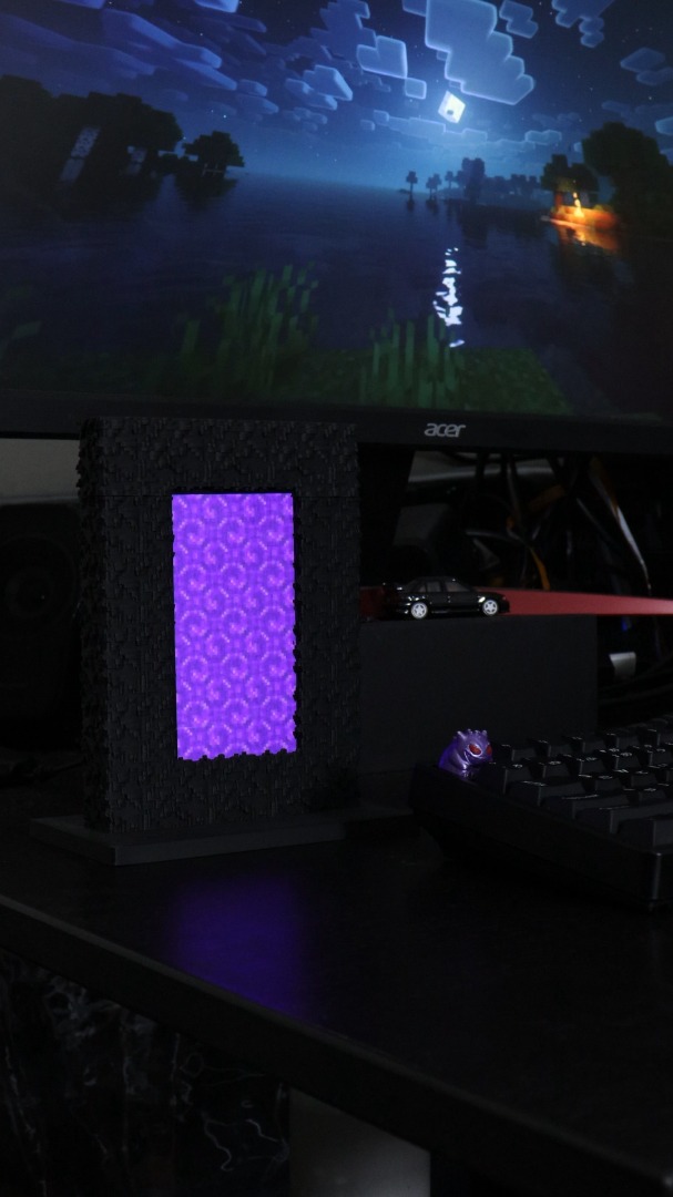 Minecraft Nether Portal Phone Stand / Charger, Hobbies & Toys, Toys ...