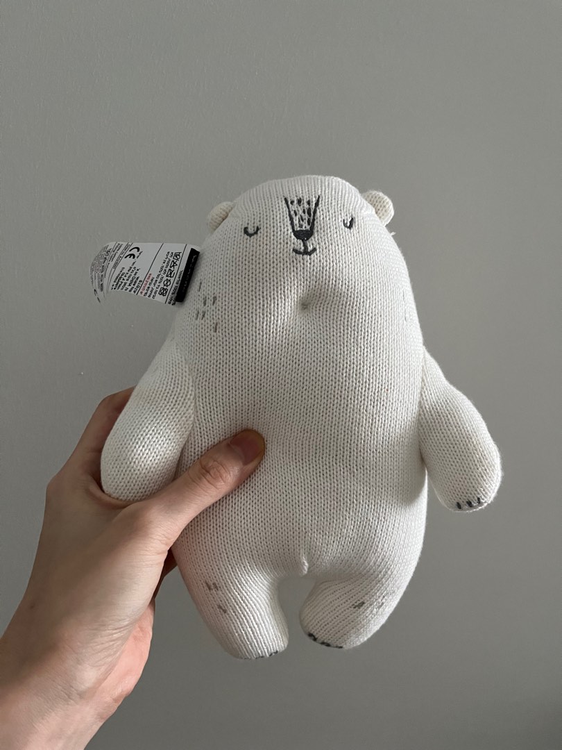 Minene soft toy bear polar, Babies & Kids, Infant Playtime on Carousell