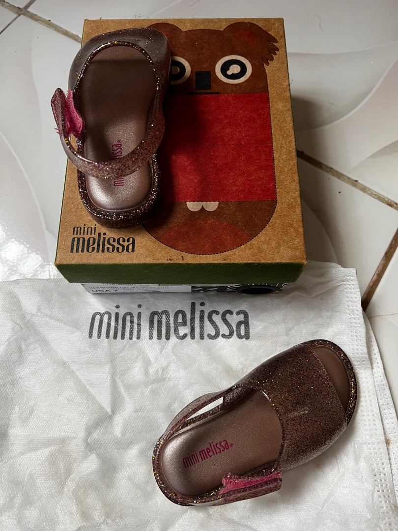 Mini mellissa Mia in Pink Glitter on Carousell