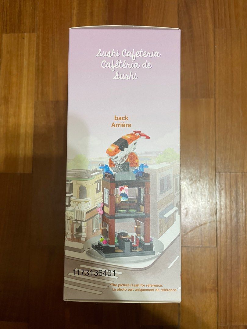 [MINISO] Streetscape Building Blocks (Sushi Cafeteria), Hobbies & Toys ...
