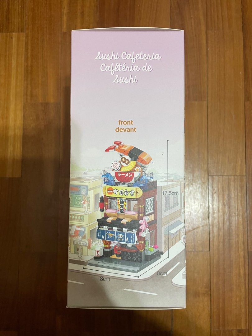 [MINISO] Streetscape Building Blocks (Sushi Cafeteria), Hobbies & Toys ...