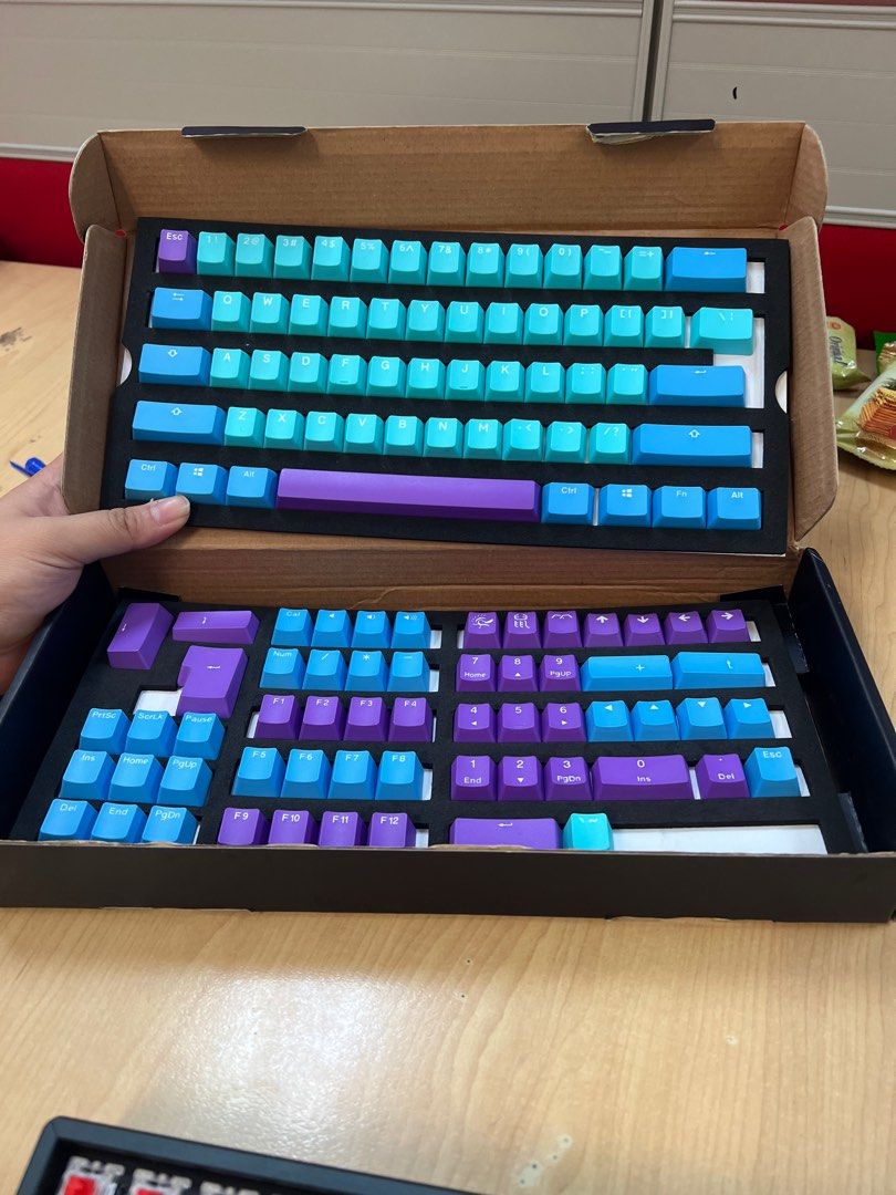 MK x Ducky Frozen Llama Keycap Set, Computers & Tech, Parts ...