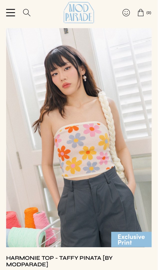 Modparade Taffy Piñata Top, Women's Fashion, Tops, Sleeveless on Carousell