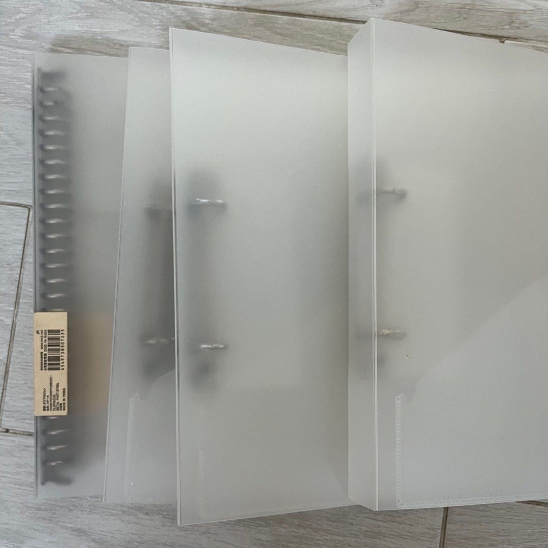 muji B5 transparent files, Hobbies & Toys, Stationery & Craft ...
