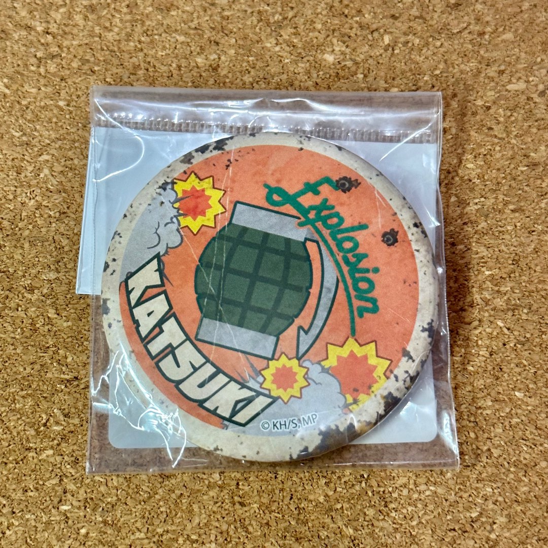 My Hero Academia Bakugo Can Badge/Pin 5.5cm - Php 75, Hobbies & Toys ...