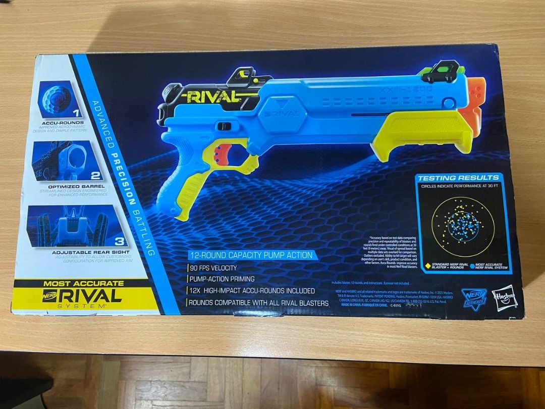 NERF & Rival Forerunner XXIII-1200 Blaster, Hobbies & Toys, Toys ...
