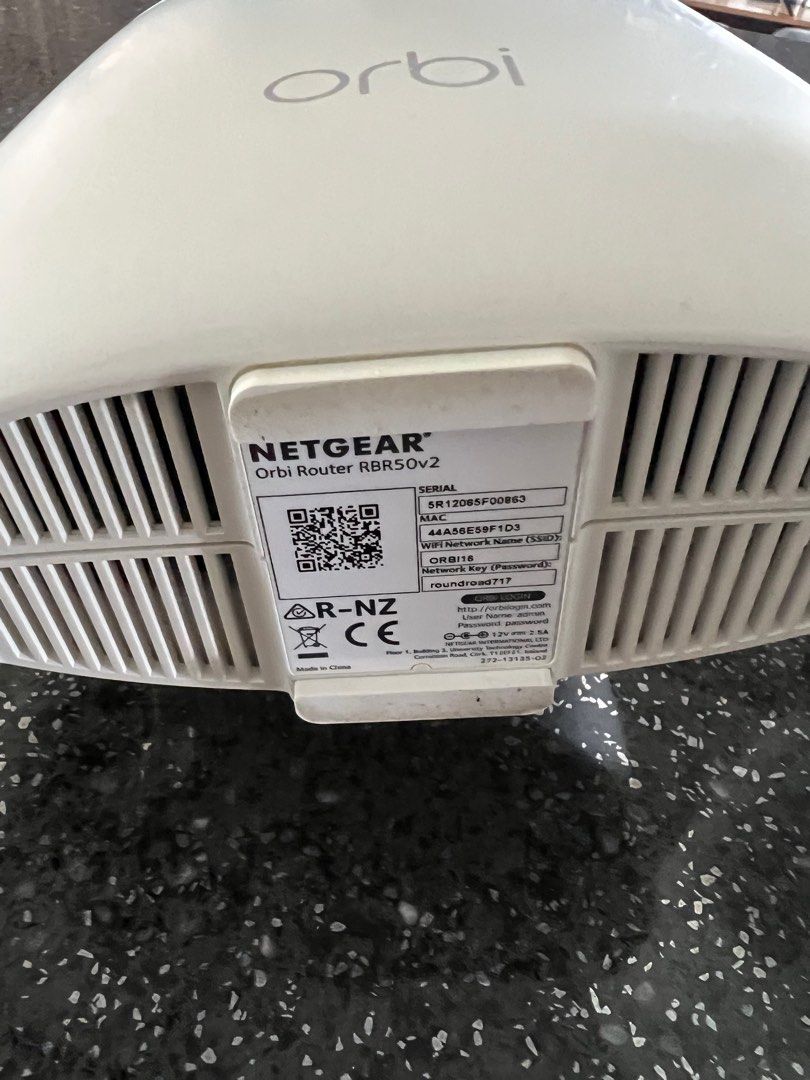 Netgear Orbi Router RBR50v2, Computers & Tech, Parts & Accessories ...