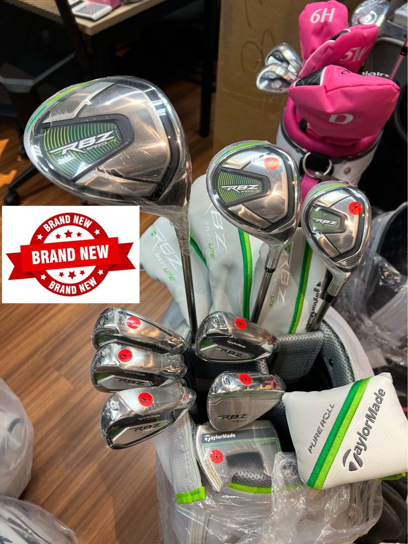 NEW LADIES TaylorMade RBZ SpeedLite Full Golf Set [Ladies Flex Graphite ...