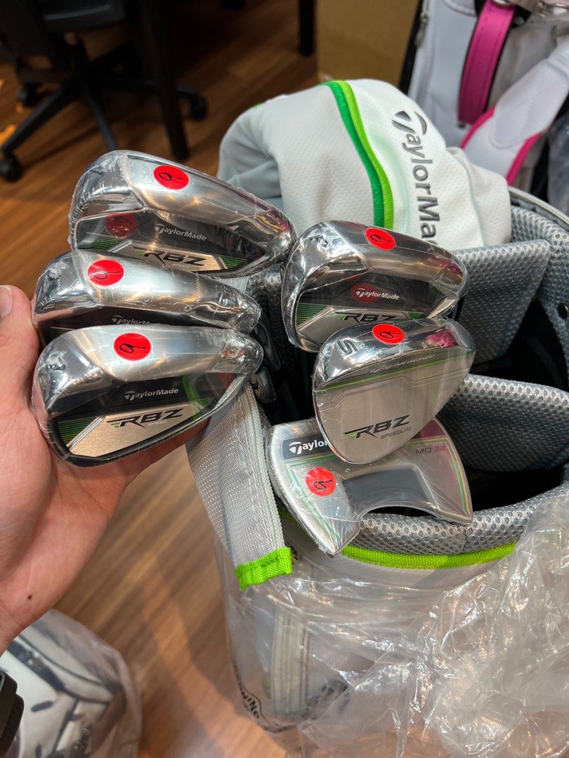 NEW LADIES TaylorMade RBZ SpeedLite Full Golf Set [Ladies Flex Graphite ...