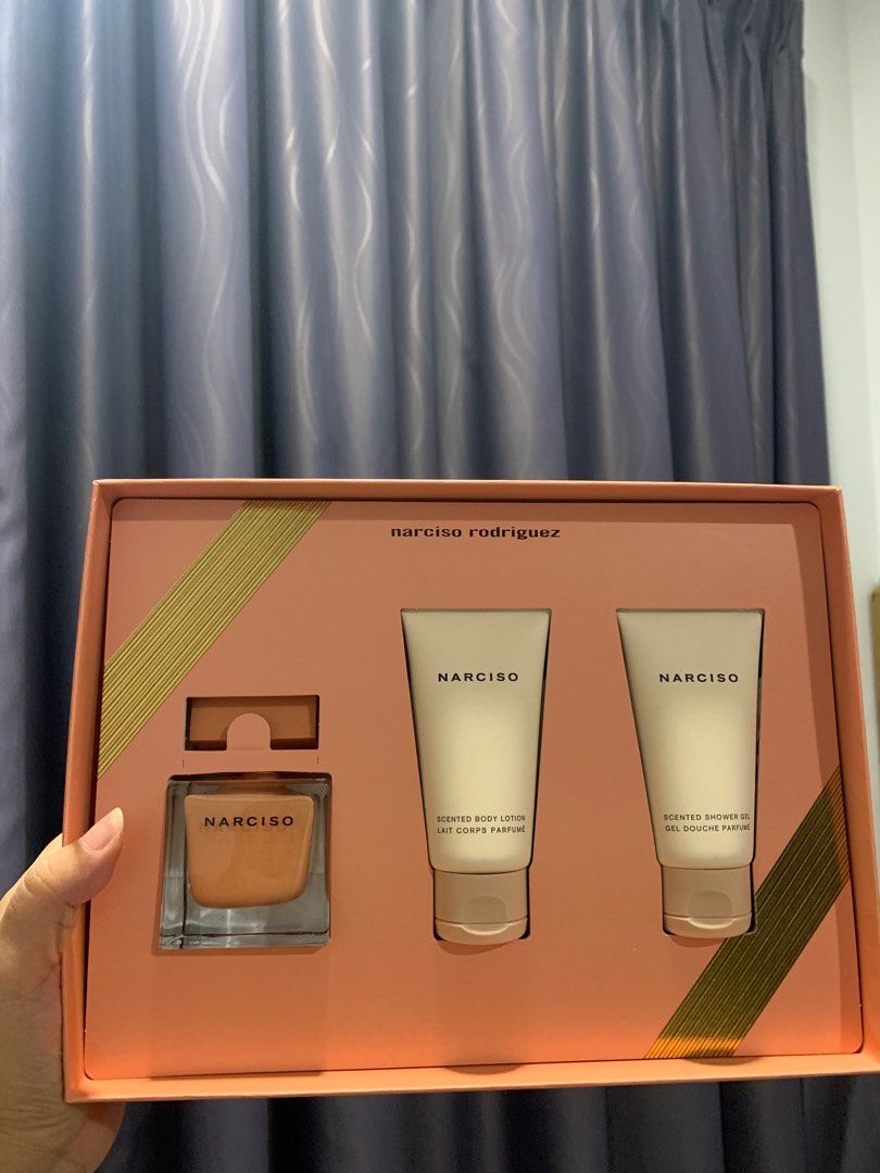 New Narciso Rodriguez Ambree Perfume Set, Beauty & Personal Care ...
