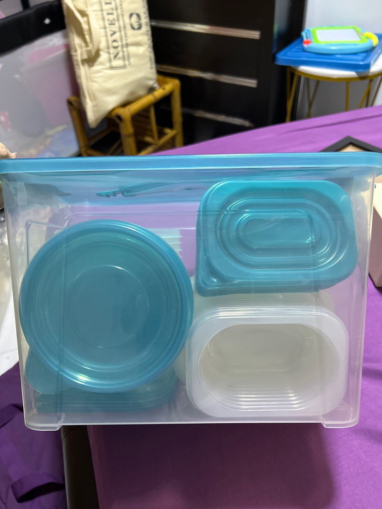 New plastic containers, Furniture & Home Living, Kitchenware ...