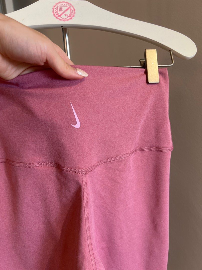 nike pink dri fit leggings tights, Women's Fashion, Activewear on Carousell