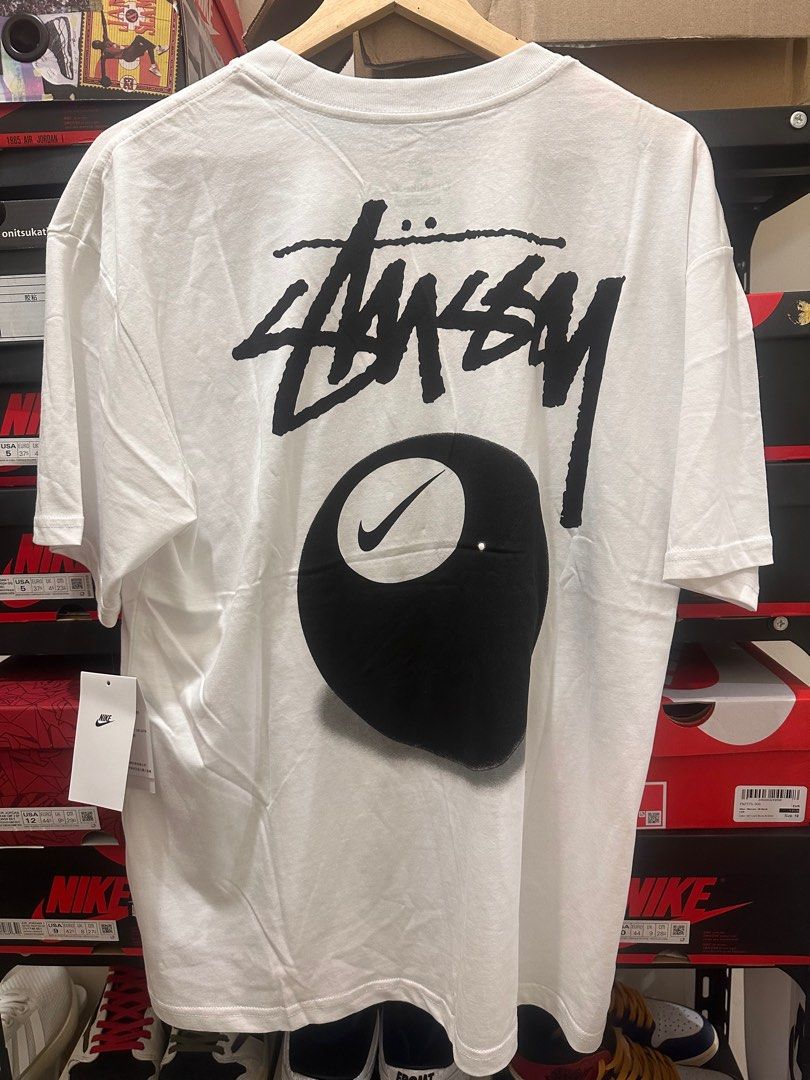 OCTOBER SALE! Limited Stocks left: Nike x Stussy 8Ball Tshirt, Men's ...