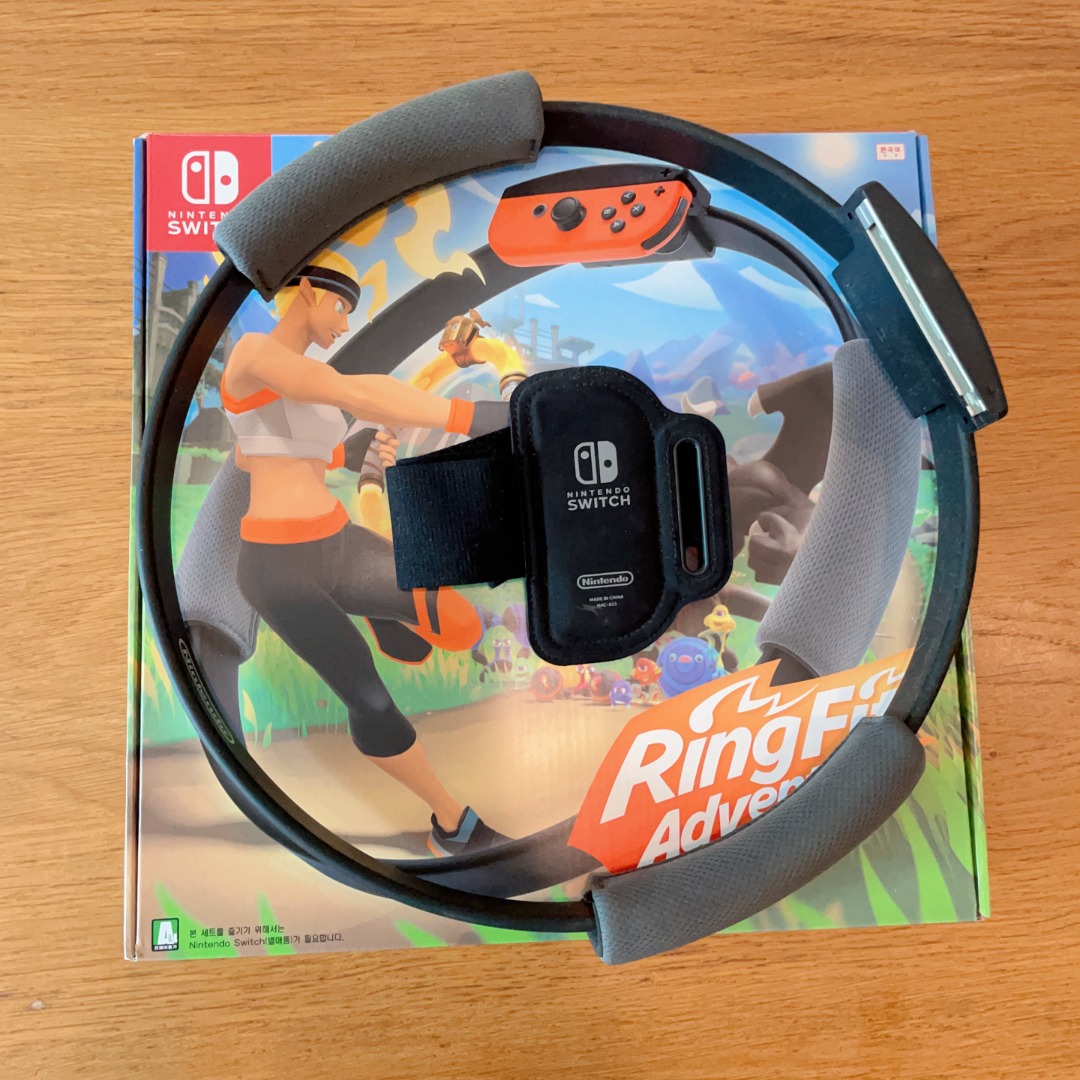 Nintendo Switch Ring Fit Adventure, Video Gaming, Video Games, Nintendo ...