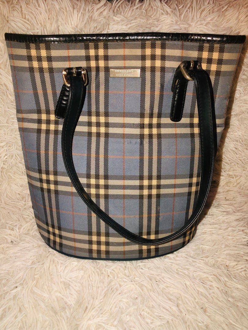 Original Burberry blue label bucket bag on Carousell