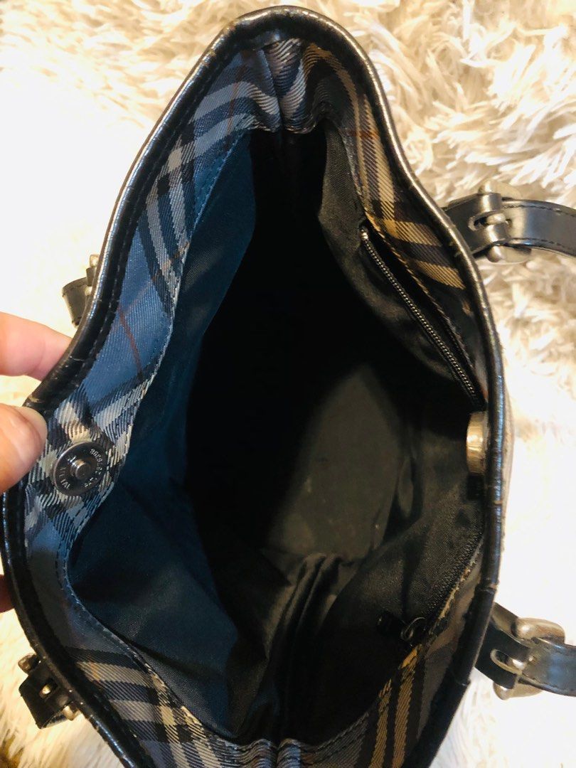 Original Burberry blue label bucket bag on Carousell