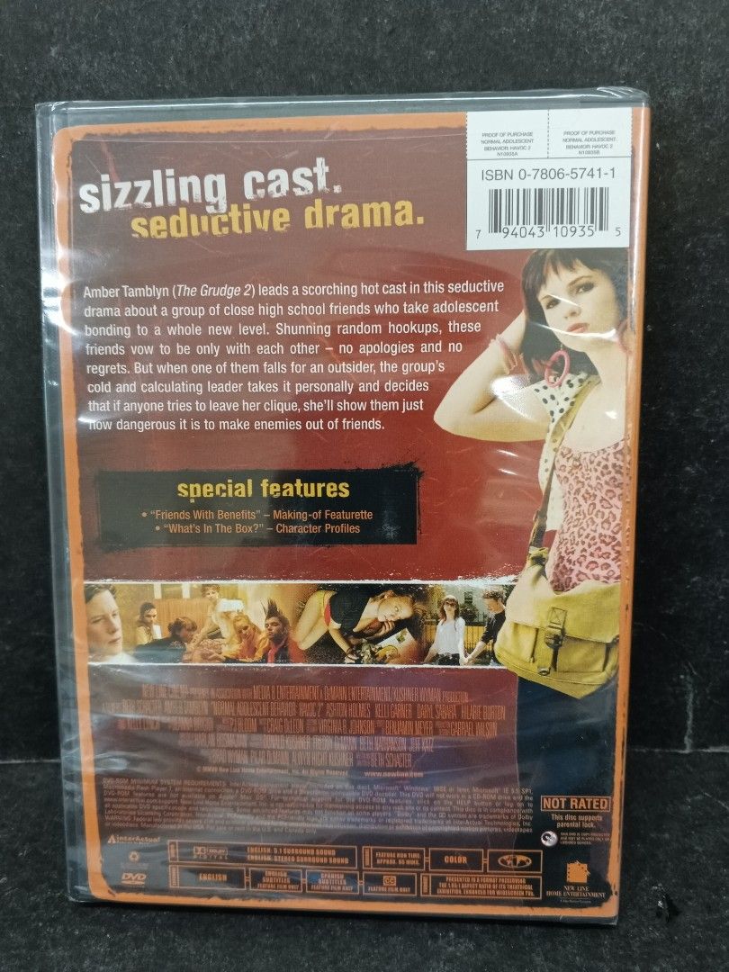 Original DVD: Normal Adolescent Behavior: Havoc 2 (Region 1), Hobbies ...