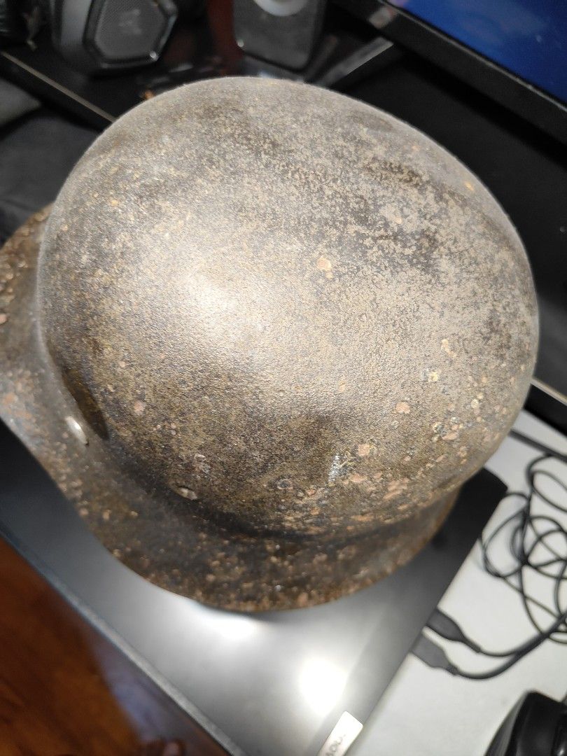 Original WW2 German M42 Stahlhelm, Hobbies & Toys, Memorabilia ...