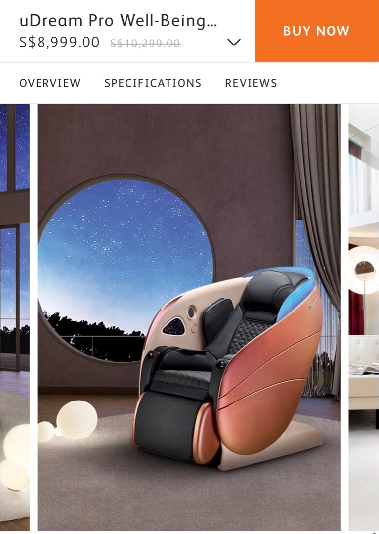 Osim U dream, Health & Nutrition, Massage Devices on Carousell
