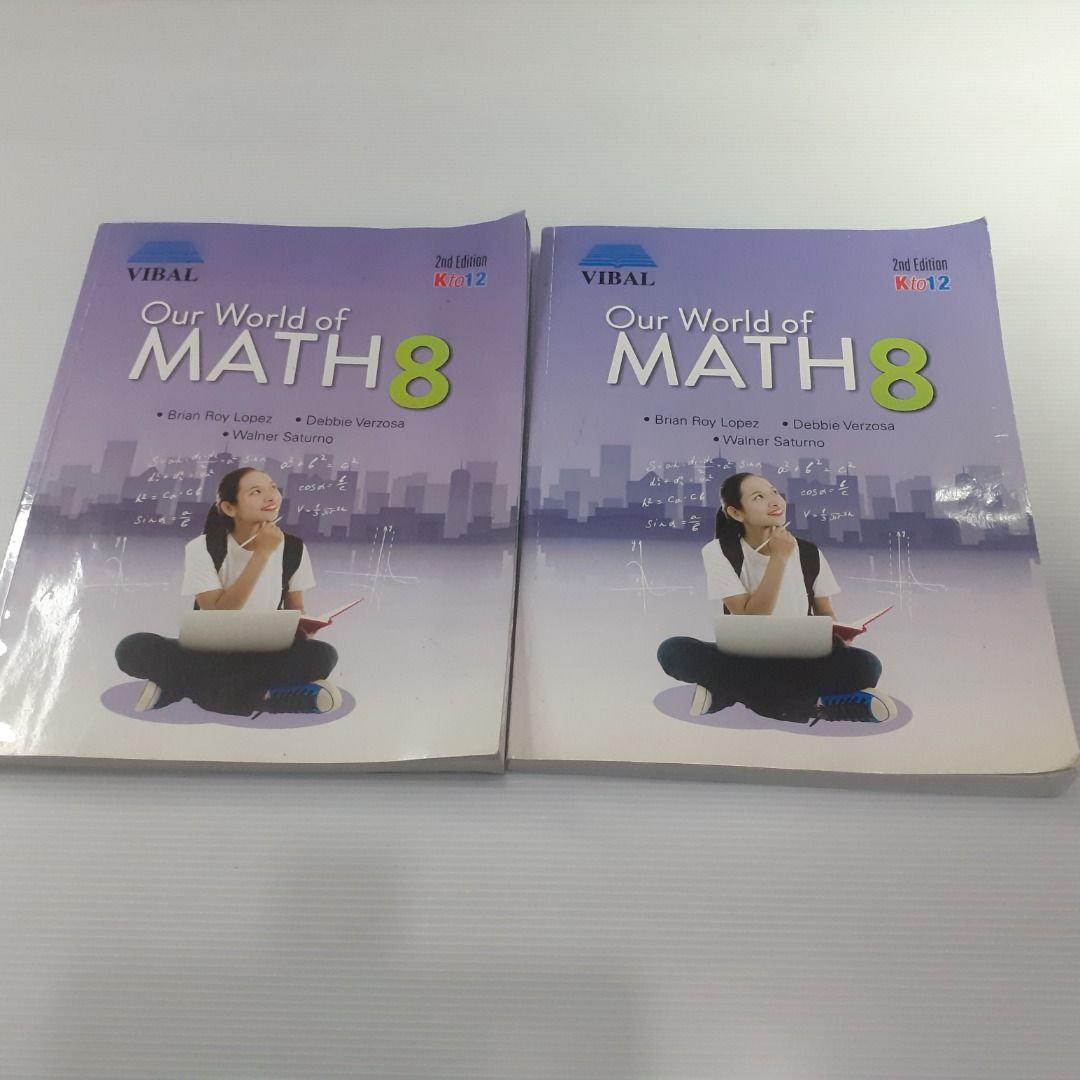 Our World of Math 8 2nd Edition by Vibal, Hobbies & Toys, Books ...
